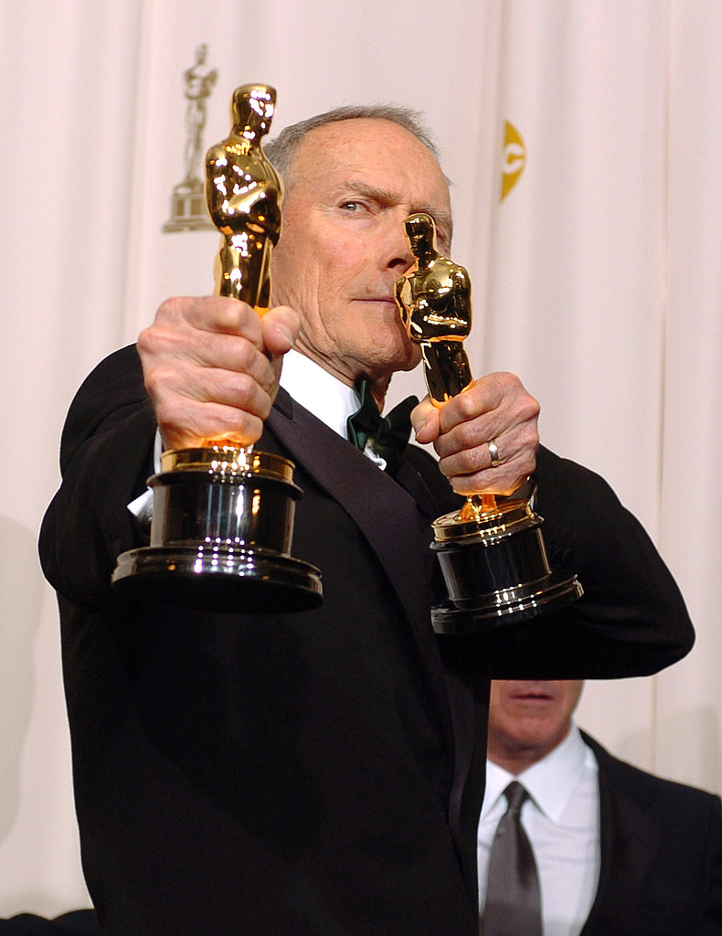 Clint Eastwood 2005 All The Fun Vintage Pictures From The Oscars Press Room Popsugar