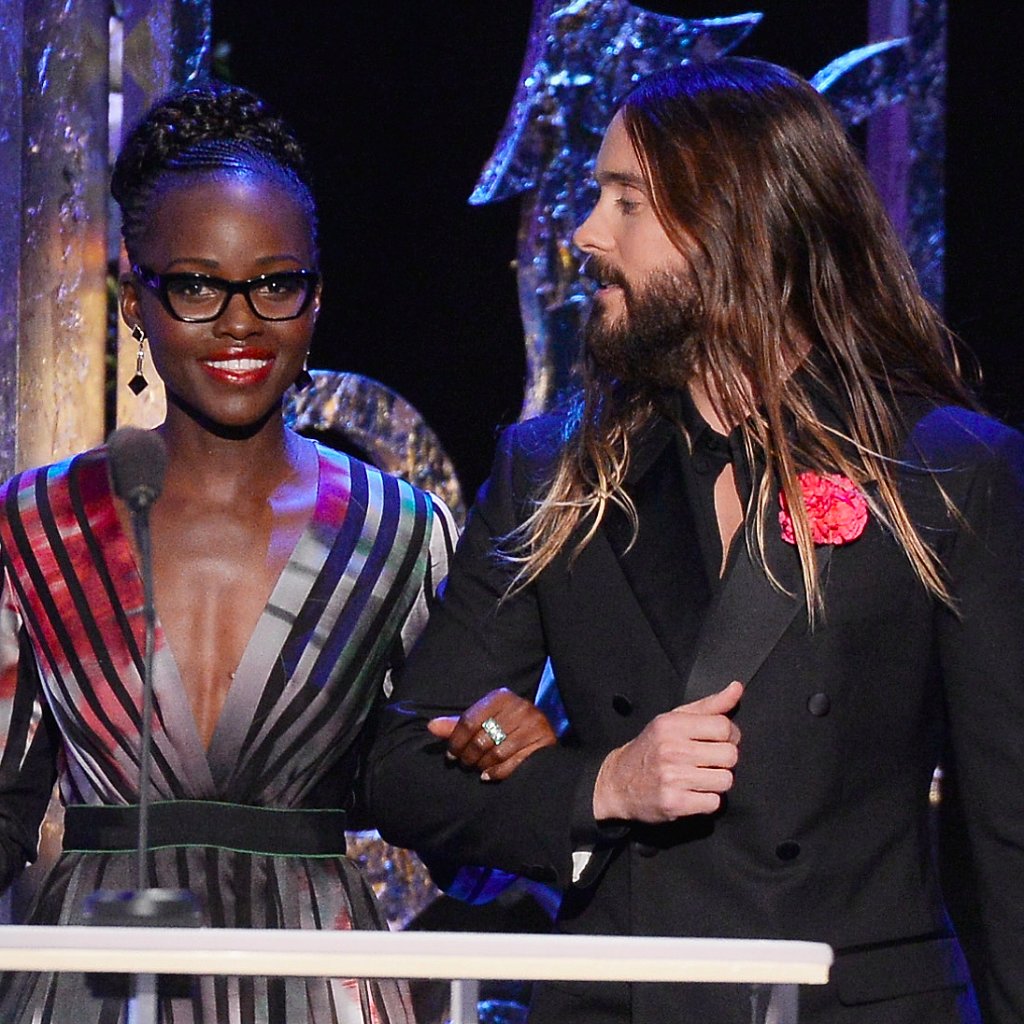 Jared Leto And Lupita Nyongo At The Sag Awards 2015 Popsugar Celebrity