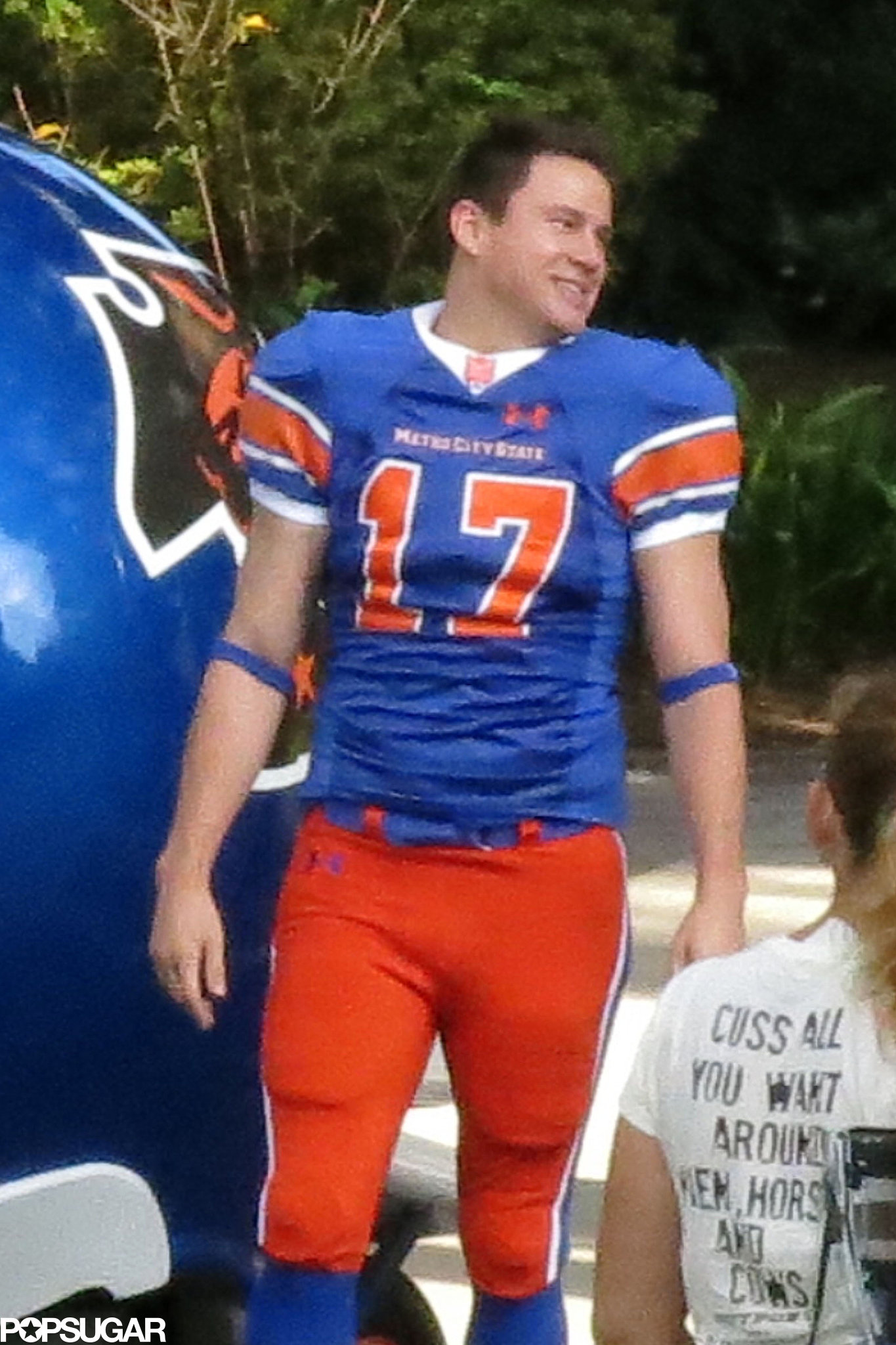 Channing Tatum Football Uniform
