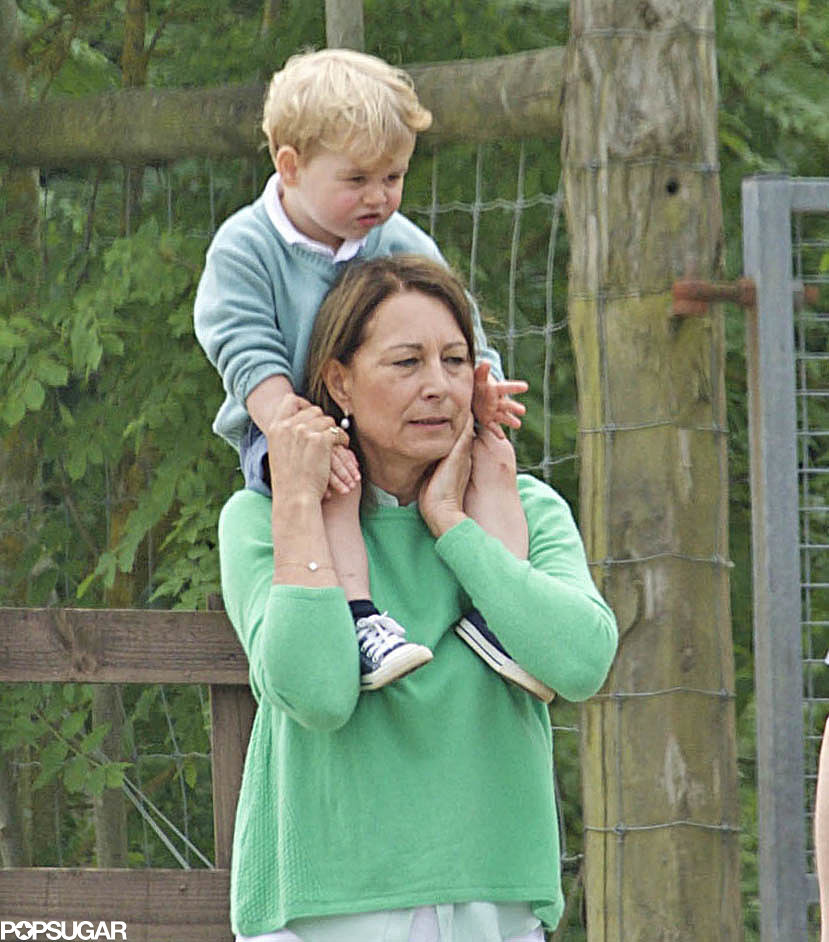 Prince George at Berkshire Petting Zoo With Carole Middleton | POPSUGAR ...