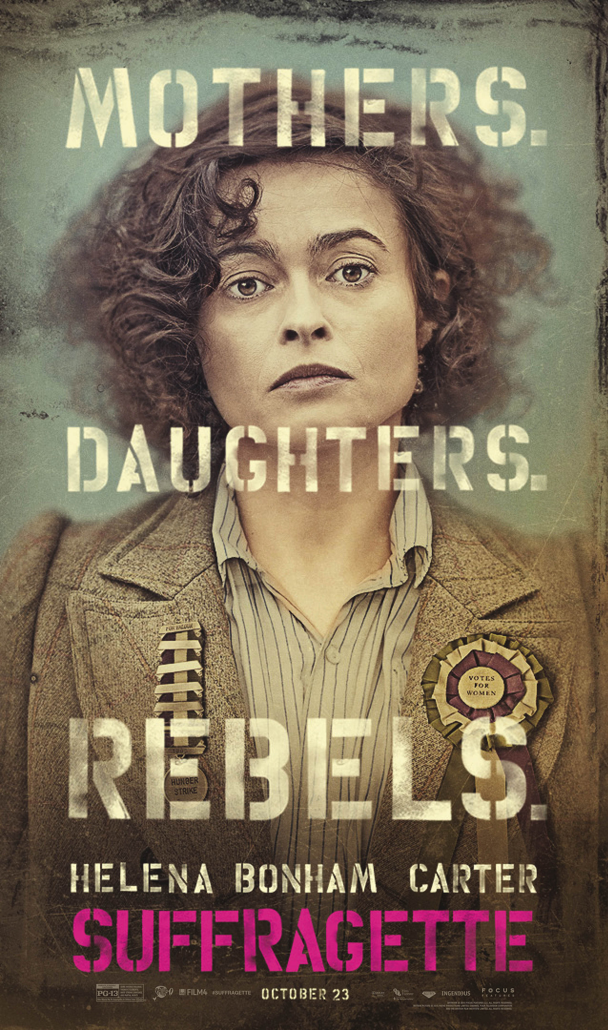 Helena Bonham Carter as Edith New | Suffragette Posters: This Is What ...