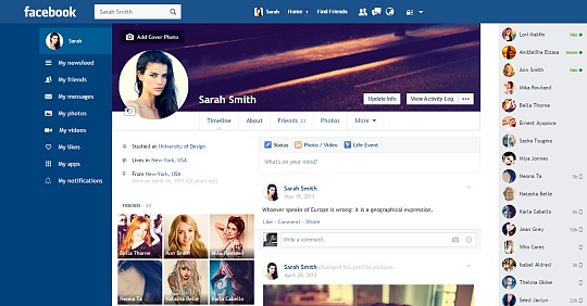 Facebook Redesign Chrome Extension | POPSUGAR Tech