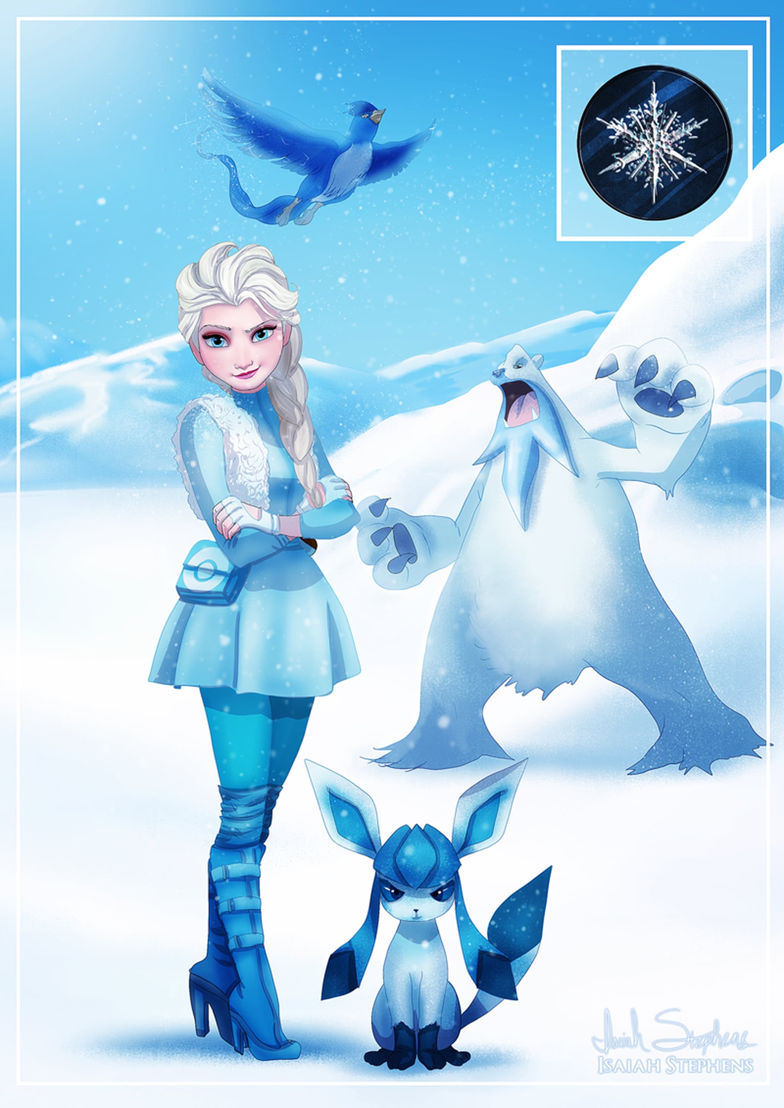 Frozen Pokemon Illustration | PS Tech