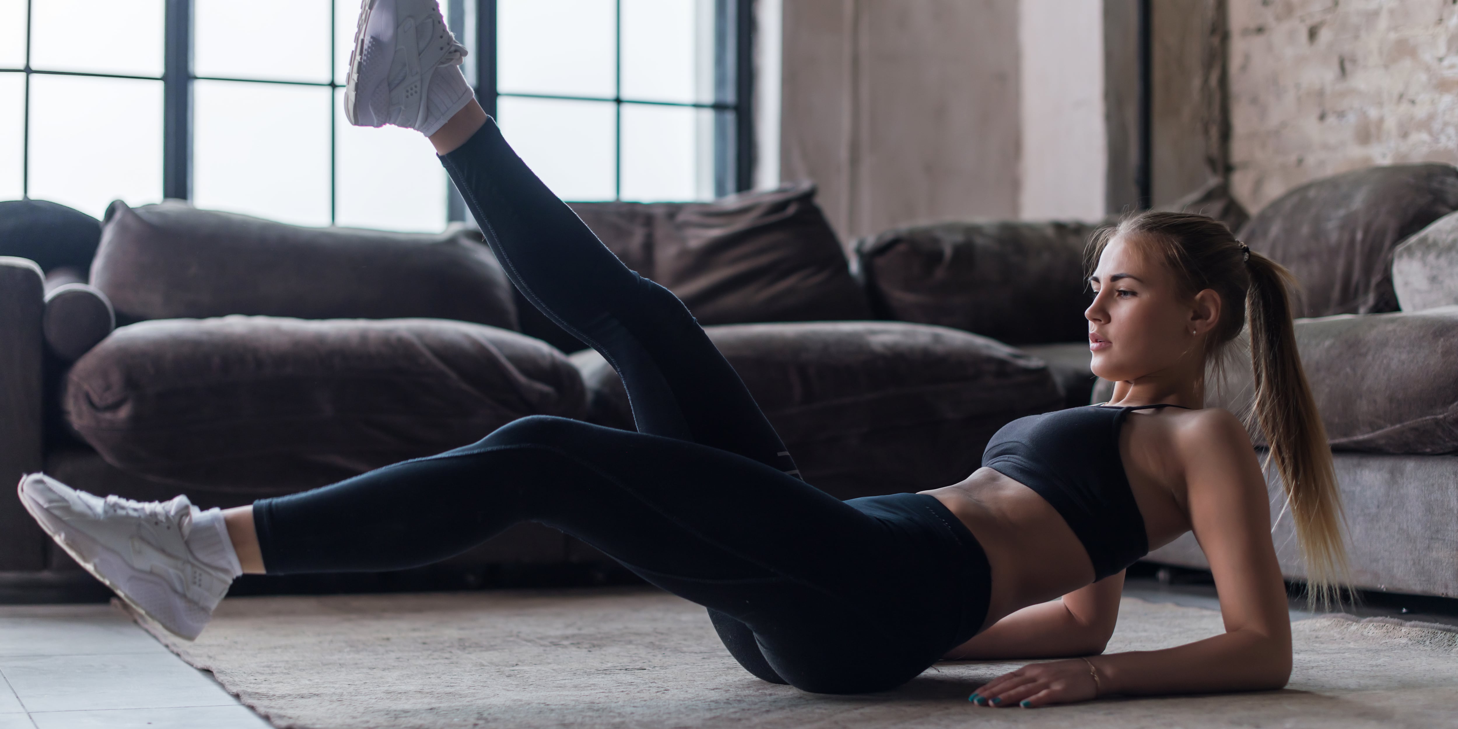 do flutter kicks work lower abs