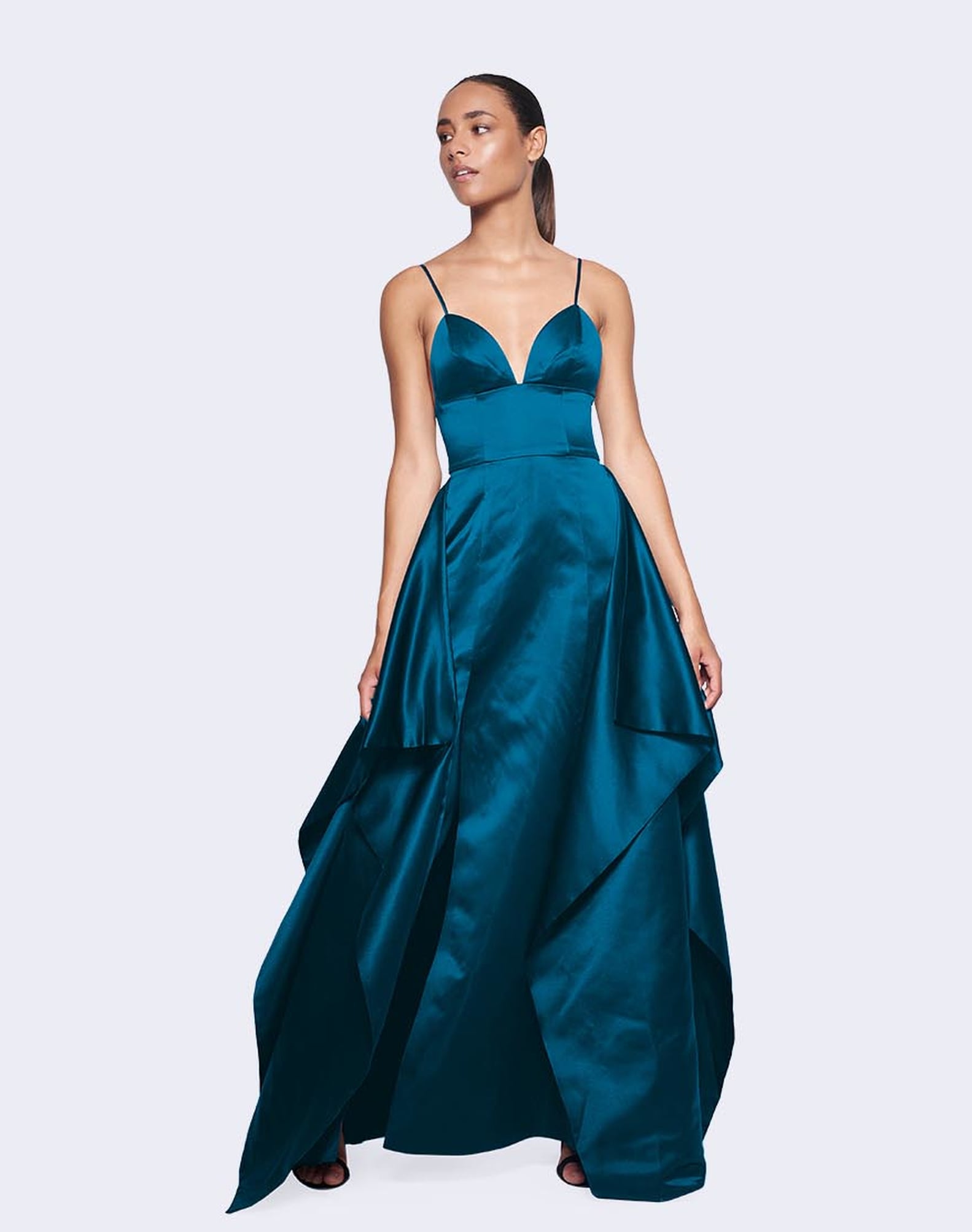 Jennifer Lopez Teal Hamel Dress at a Wedding | PS Fashion