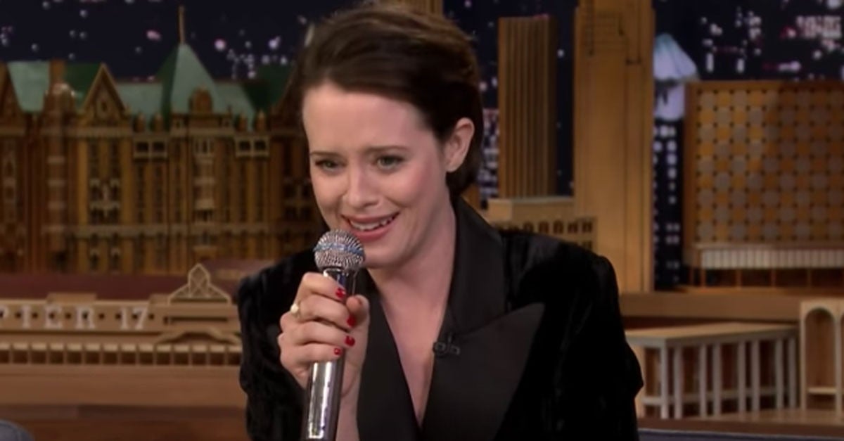 Claire Foy Rapping "Rapper's Delight" on Jimmy Fallon Video | PS Celebrity