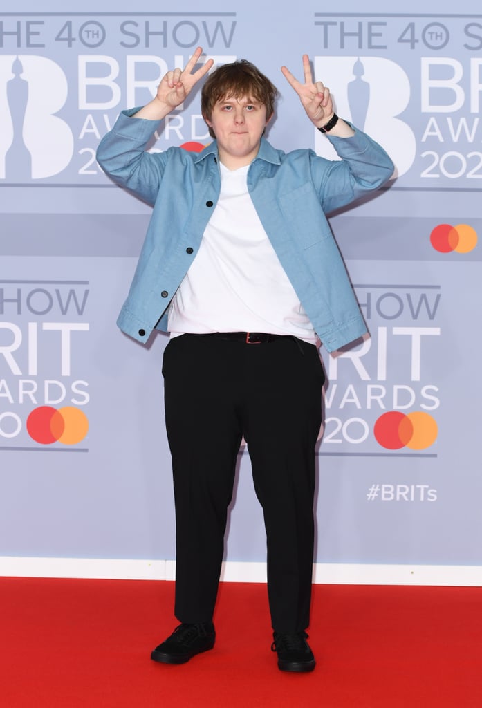 Lewis Capaldi Posing on the 2020 BRIT Awards Red Carpet | POPSUGAR ...