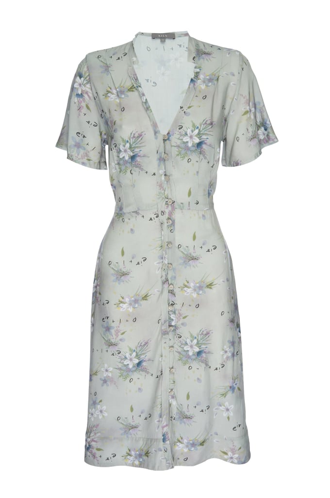 Lauren Conrad Blue Floral Dress in Baby Announcement 2019 | POPSUGAR ...