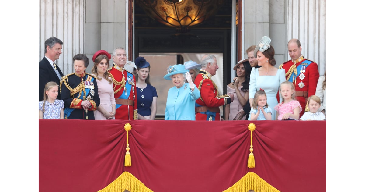 The Royal Family at Buckingham Palace | Royal Family at Trooping the ...