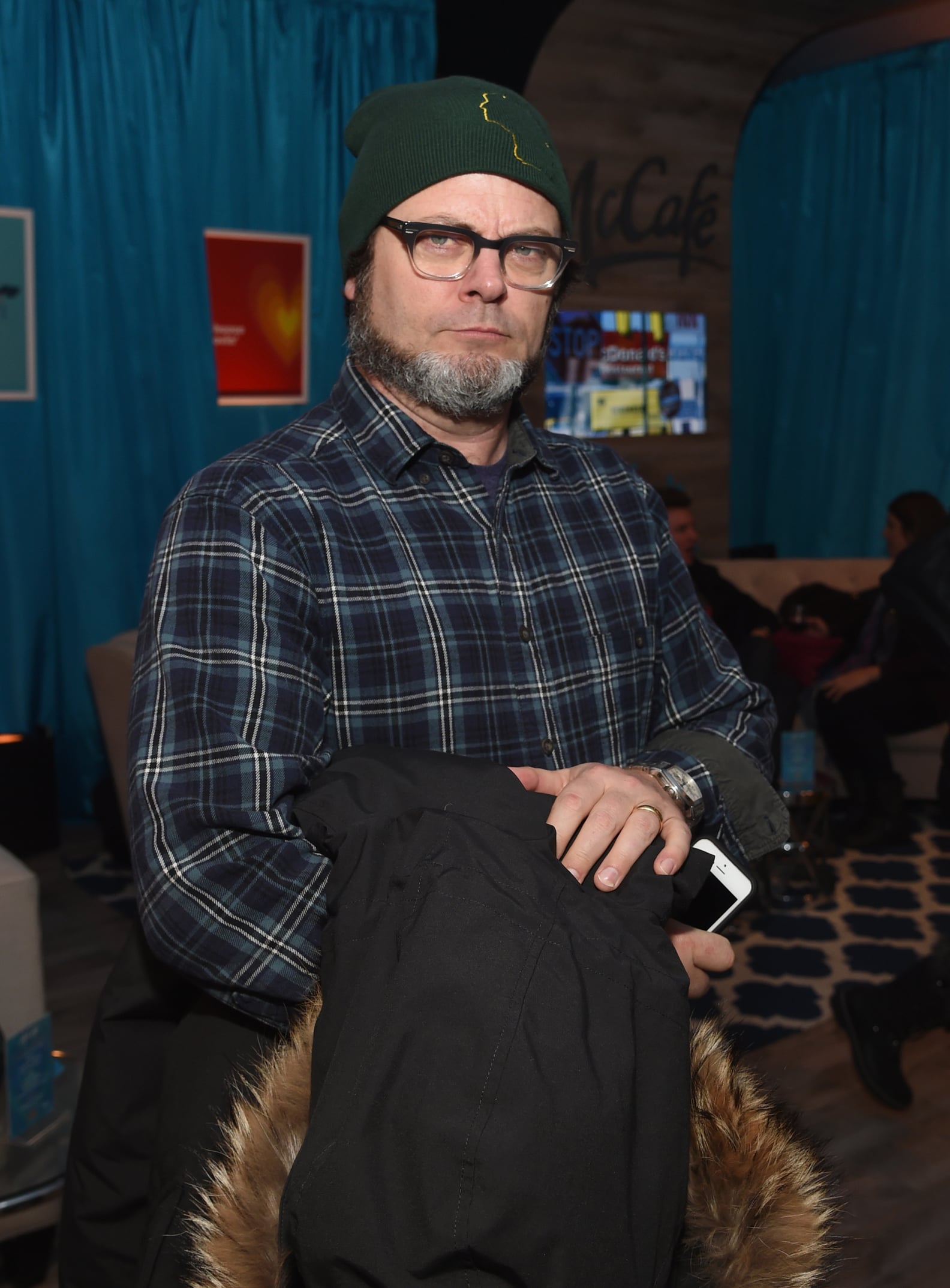 Nick Offerman Without His Mustache | POPSUGAR Celebrity