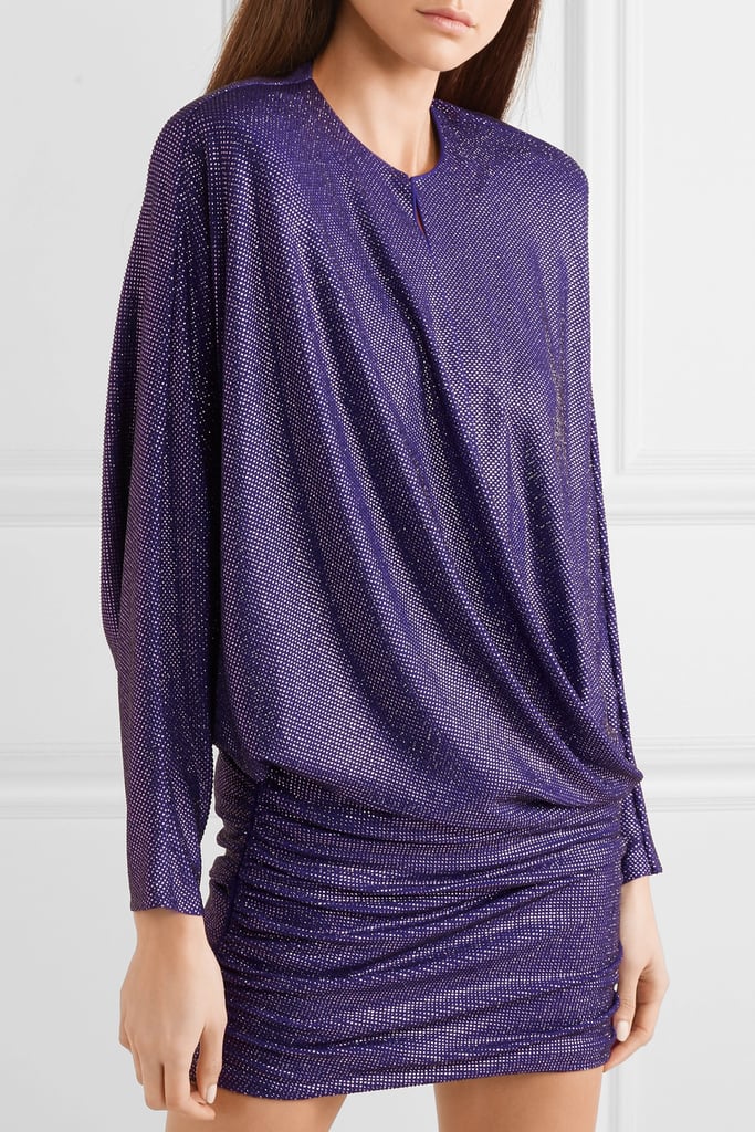 Miley Cyrus's Purple Minidress January 2019 | POPSUGAR Fashion