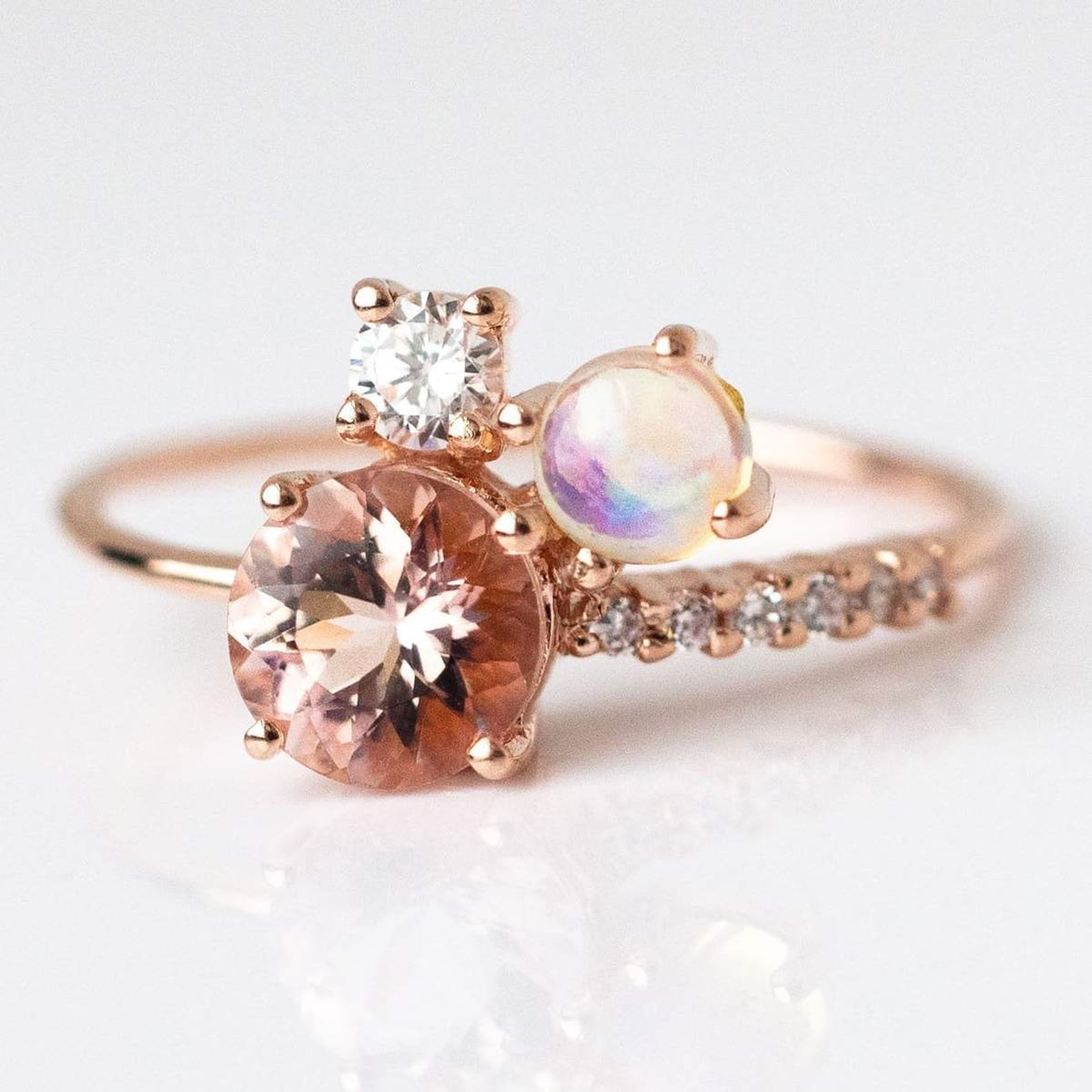 Unique Rose Gold Engagement Rings | 2019 | PS Fashion
