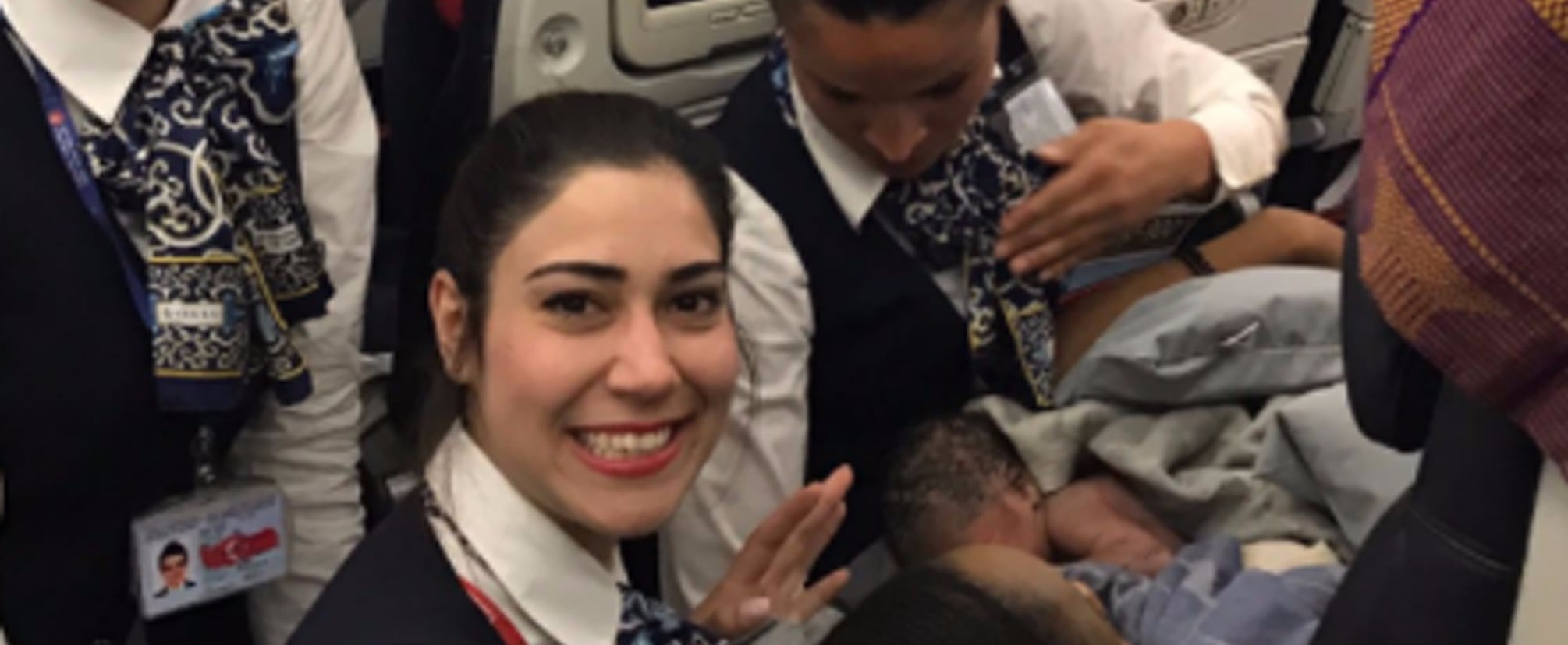 Turkish Airlines Cabin Crew Delivers Baby Midflight | PS Family