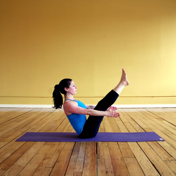 Boat | Yoga For Running Back Pain | POPSUGAR Fitness Photo 3