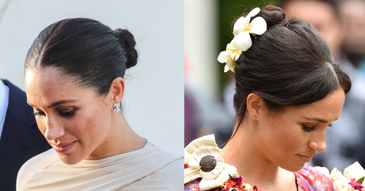 Meghan Markles Best Hairstyles Through The Years Popsugar Beauty Uk
