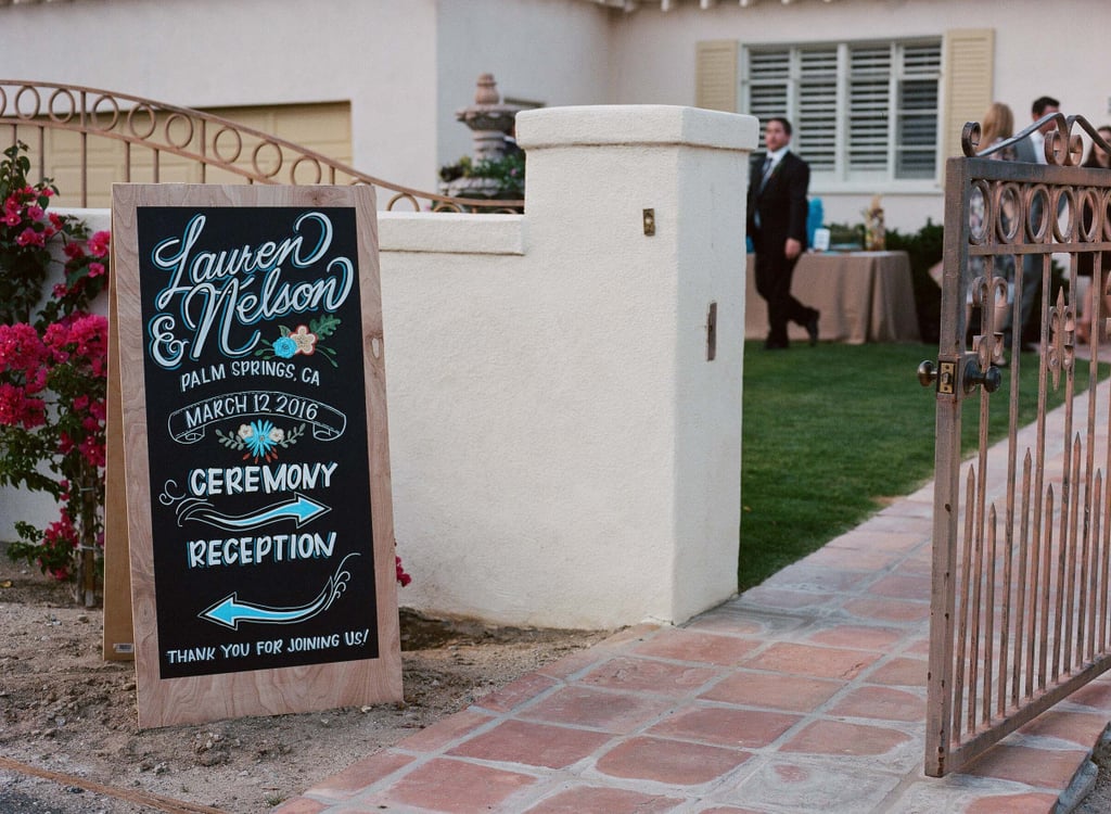 How to Incorporate Signs Into a Wedding | POPSUGAR Love & Sex