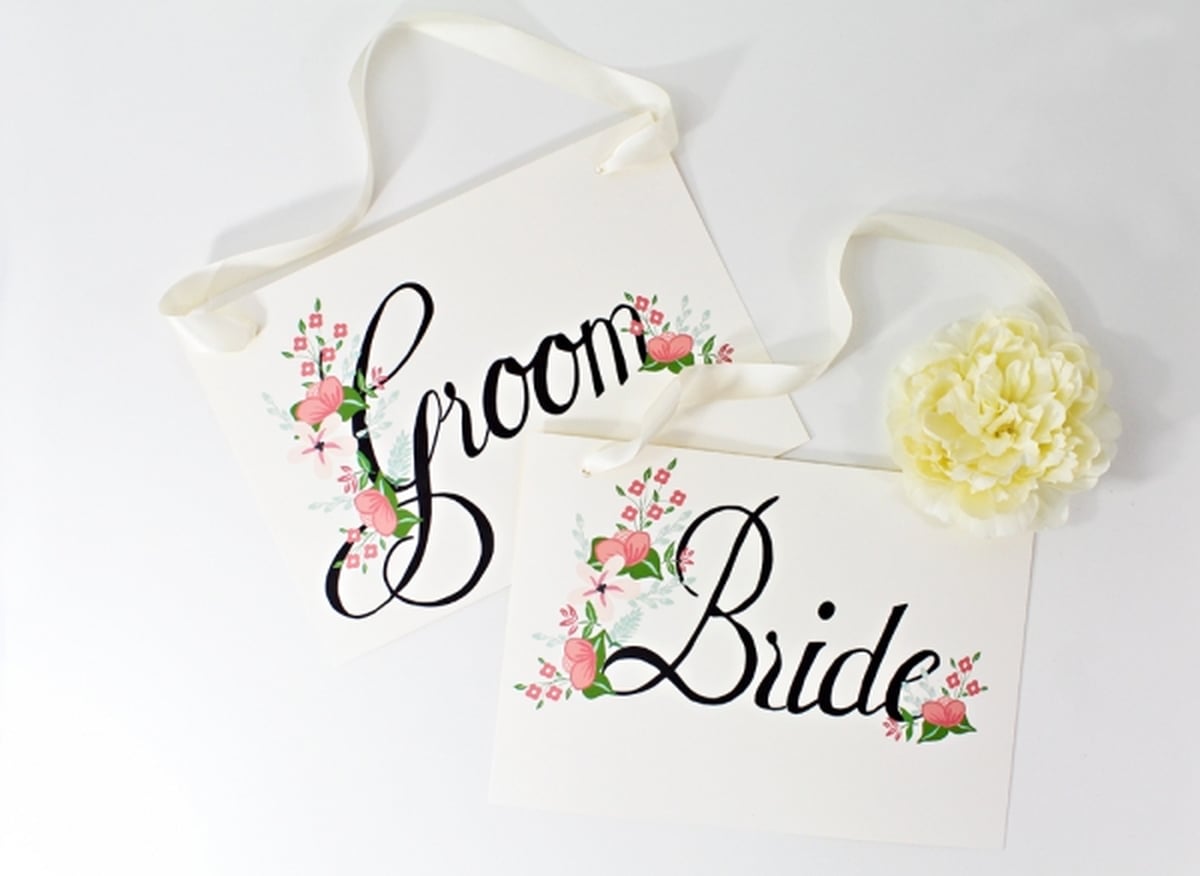 Free Printable Wedding Sign Templates | PS Smart Living