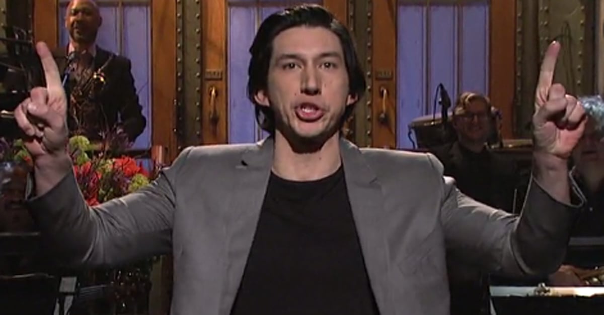 Adam Driver's SNL Opening Monologue January 2016 | Video | POPSUGAR ...