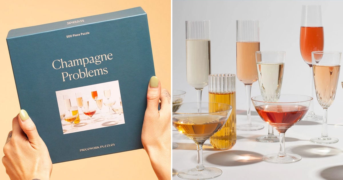 500-Piece Champagne Jigsaw Puzzle | PS Smart Living