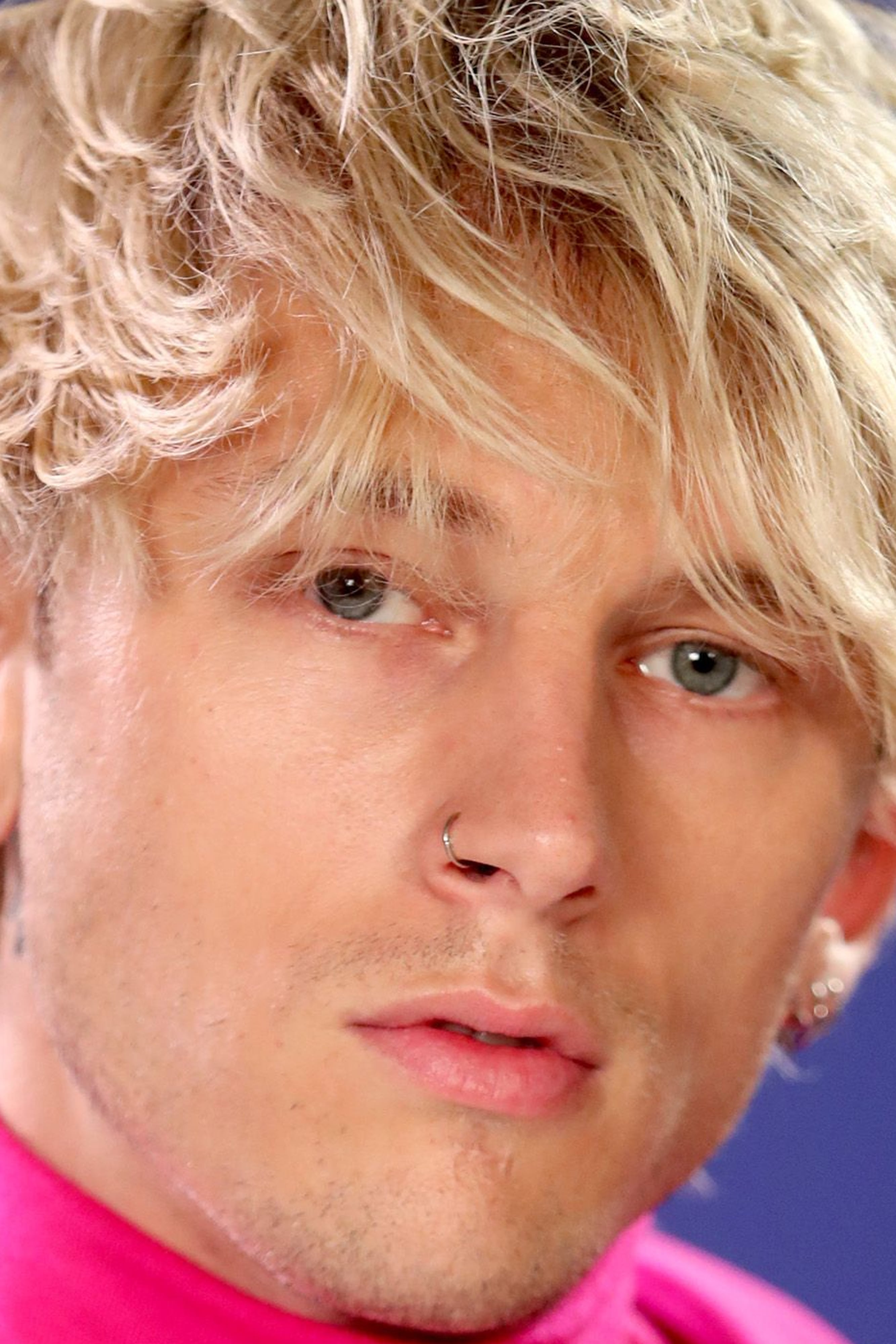 Machine Gun Kelly's Pink Hair Color Is a Huge Change | POPSUGAR Beauty