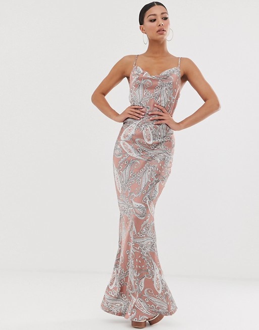 Jennifer Aniston's Printed John Galliano Slip Dress | PS Fashion