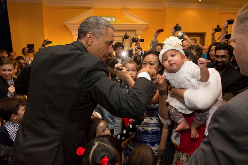 President Barack Obama's Best Pictures With Kids | POPSUGAR Celebrity