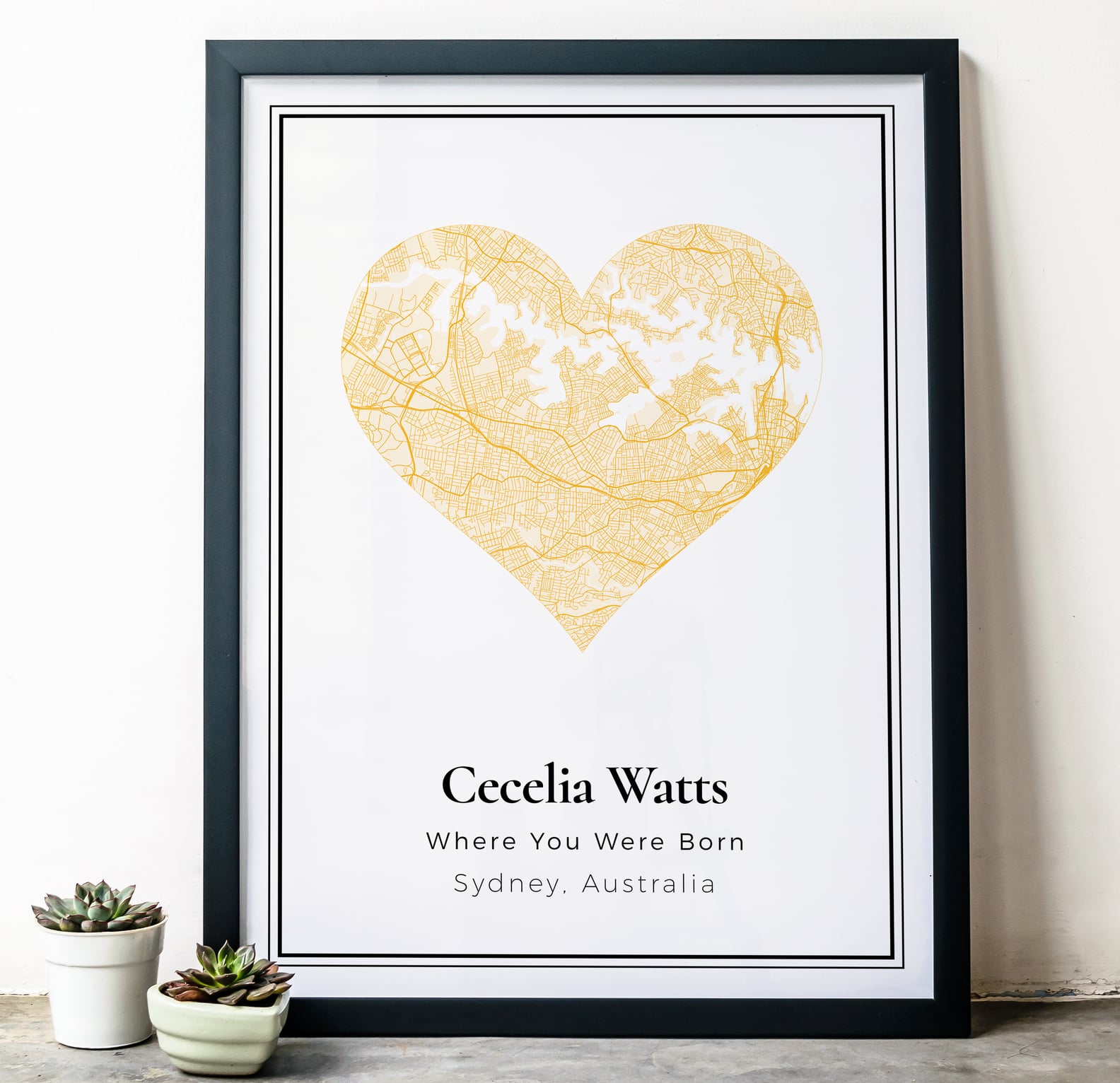 Happy Maps Prints | PS Smart Living