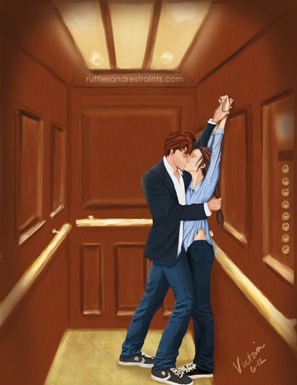Fifty Shades of Grey Fan Art Ruffles and Restraints | PS Love