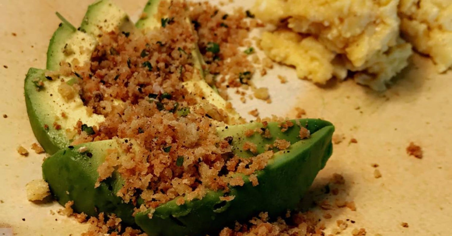 Chrissy Teigen's Reverse Avocado Toast Recipe | POPSUGAR Food