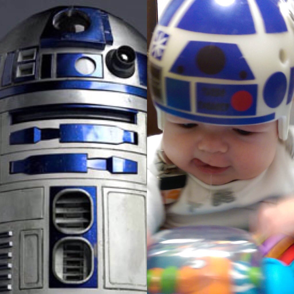 Dad Designs Star Wars Baby Helmets | POPSUGAR Family