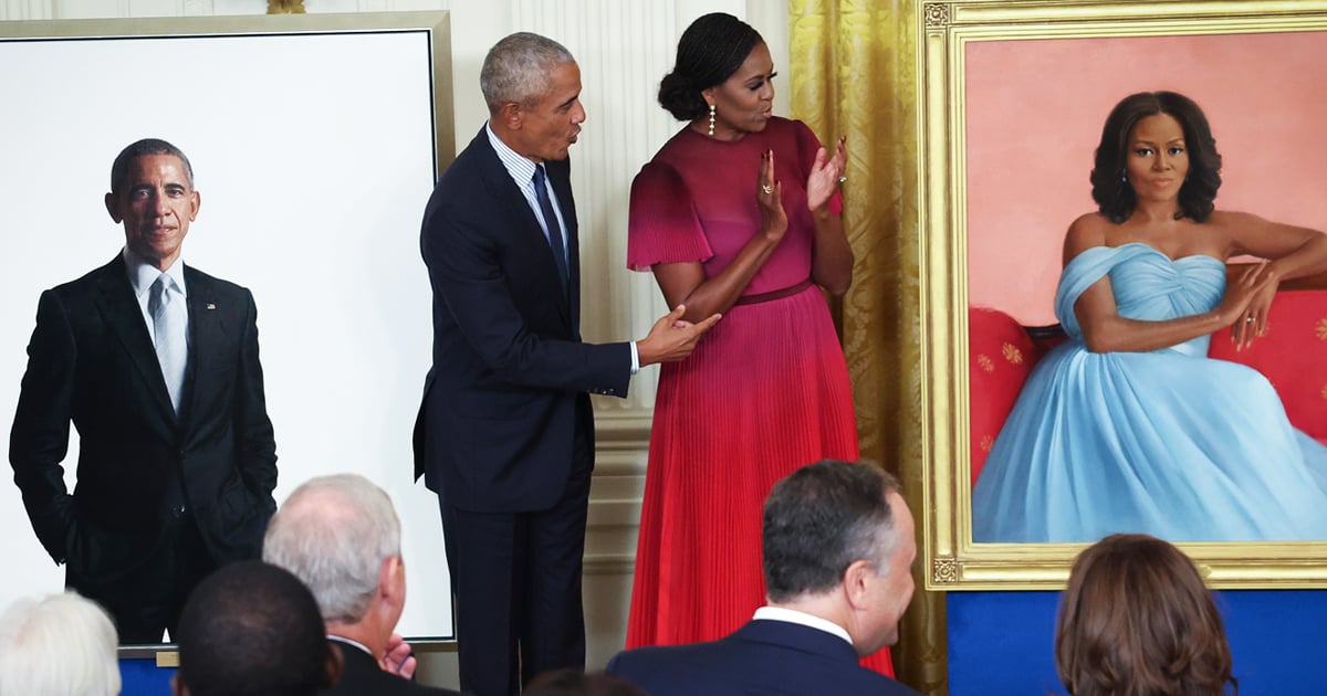 Barack and Michelle Obama's Official White House Portraits | PS Celebrity