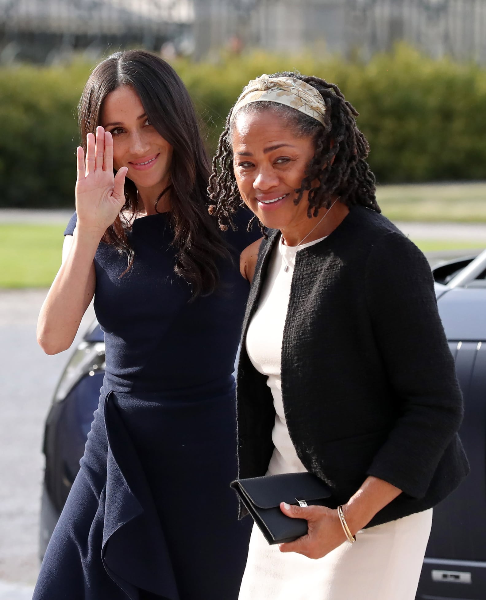 Meghan Markle and Doria Ragland Arriving at Cliveden House | PS Celebrity