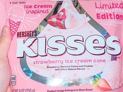 Strawberry Ice Cream Cone Hershey's Kisses Are Available Now | POPSUGAR ...