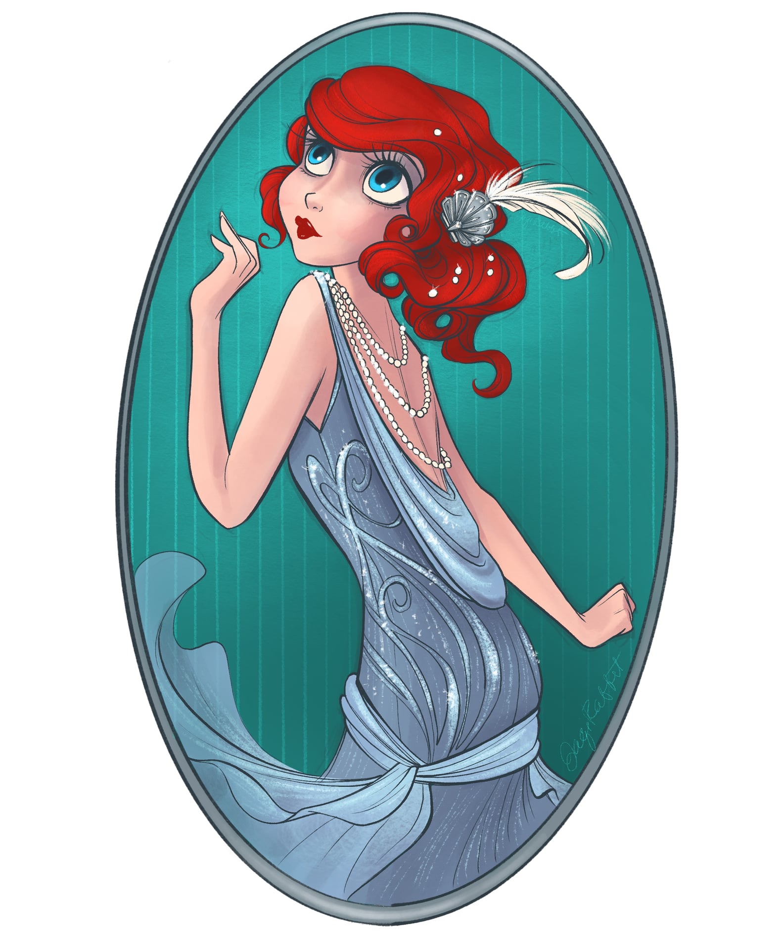 1920s-Inspired Illustrations of Disney Princesses | PS Smart Living
