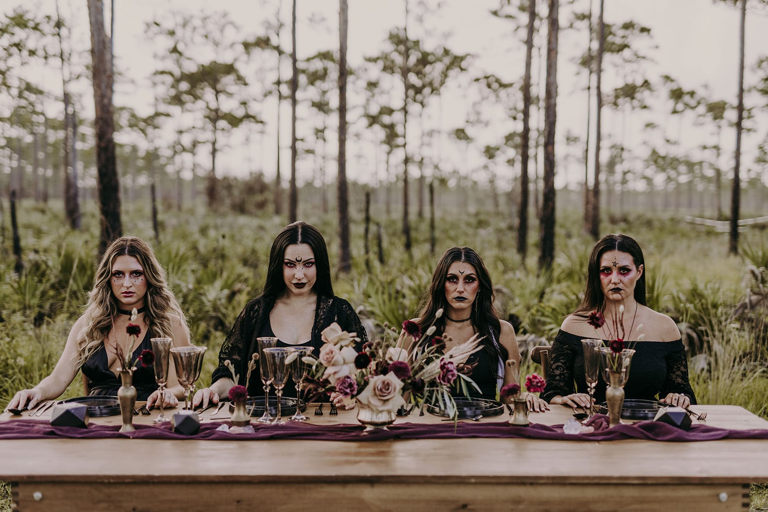Witch-Inspired Halloween Wedding Shoot | PS Love