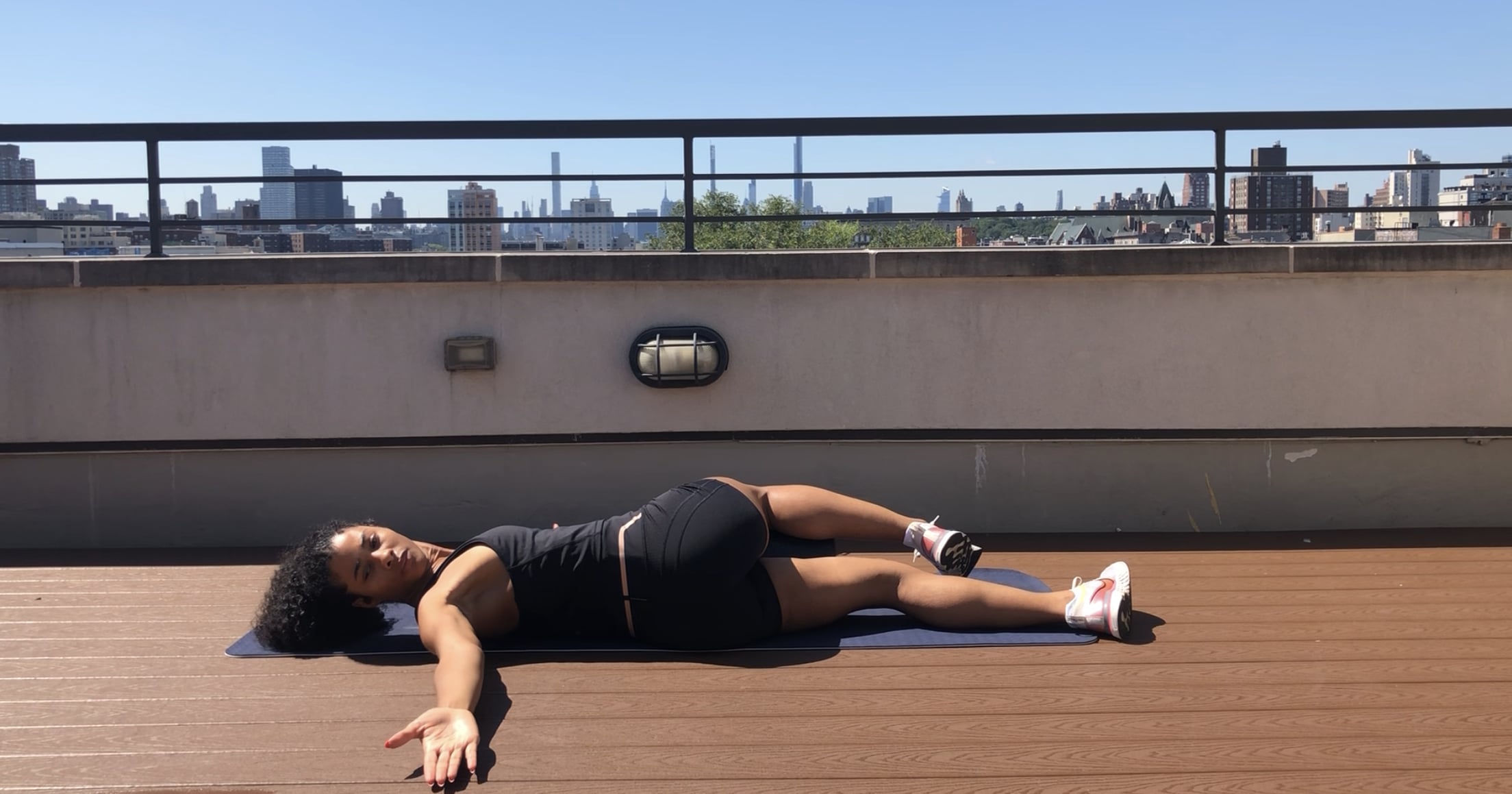 How to Do a Lying T-Spine Opener | POPSUGAR Fitness