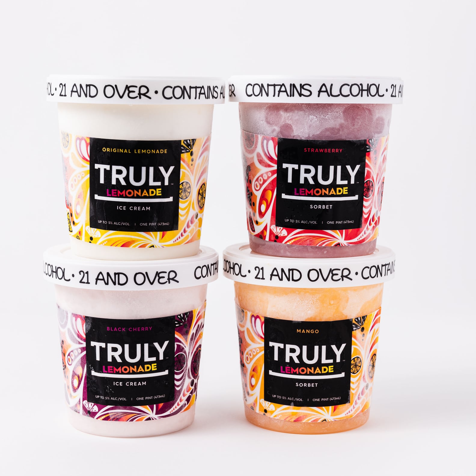 Truly and Tipsy Scoop Boozy Lemonade Ice Creams and Sorbets | PS Food