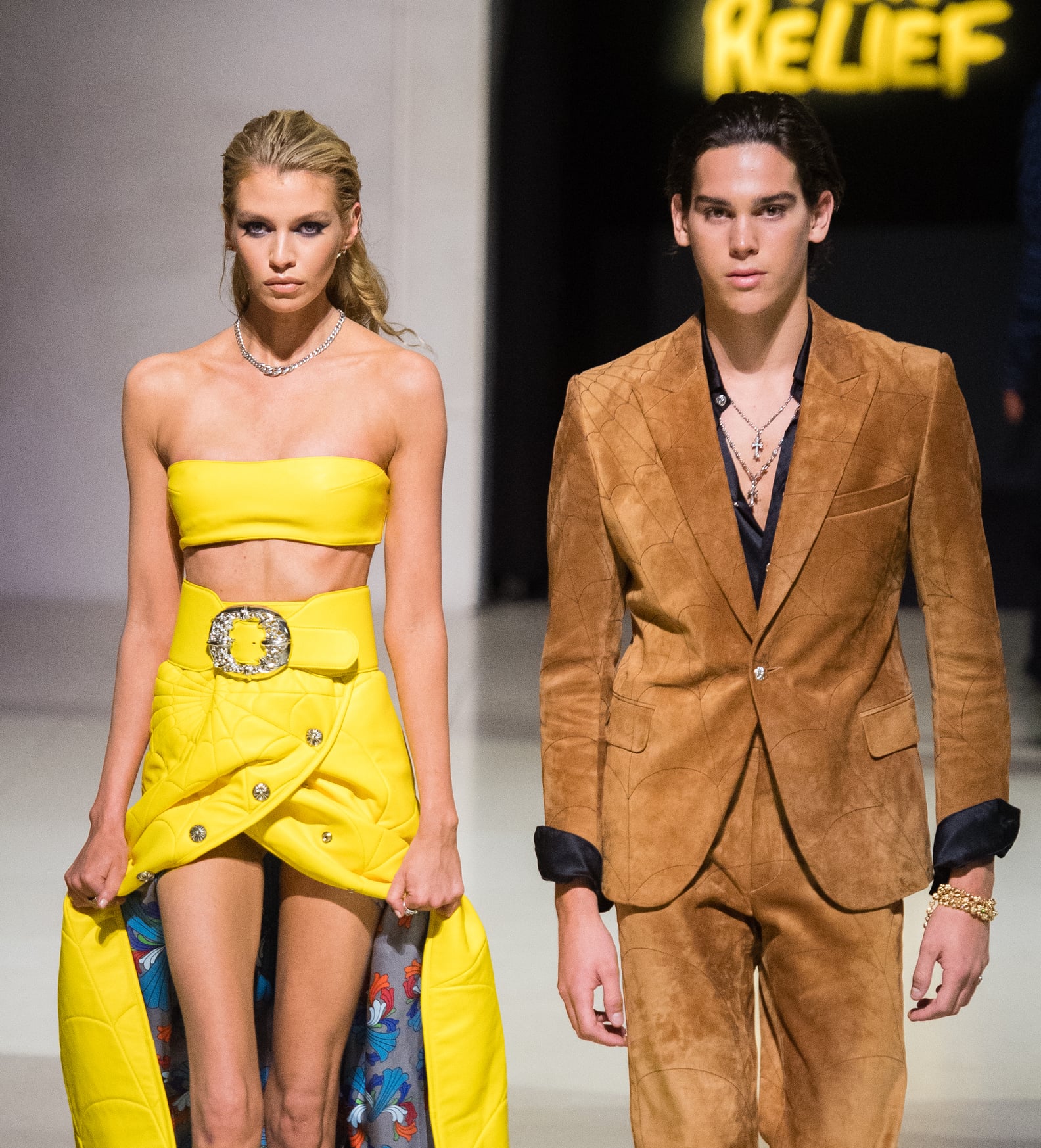 Pierce and Paris Brosnan Pose at London Fashion Week | PS Celebrity