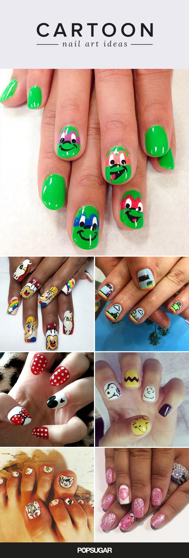 Cartoon Nail Art Ideas | PS Beauty