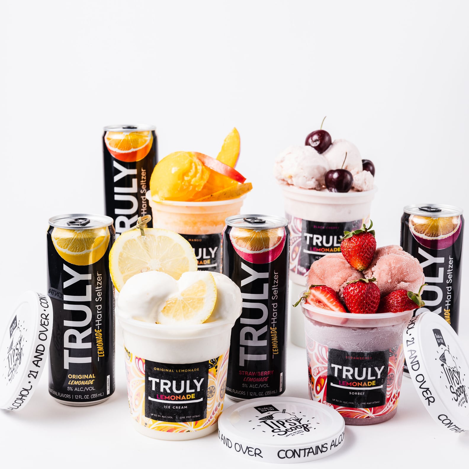 Truly and Tipsy Scoop Boozy Lemonade Ice Creams and Sorbets | PS Food