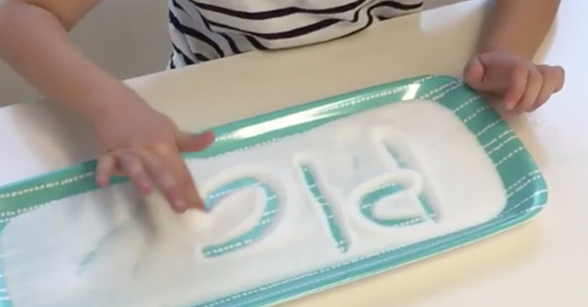 Salt Writing Tray For Kids | POPSUGAR Family