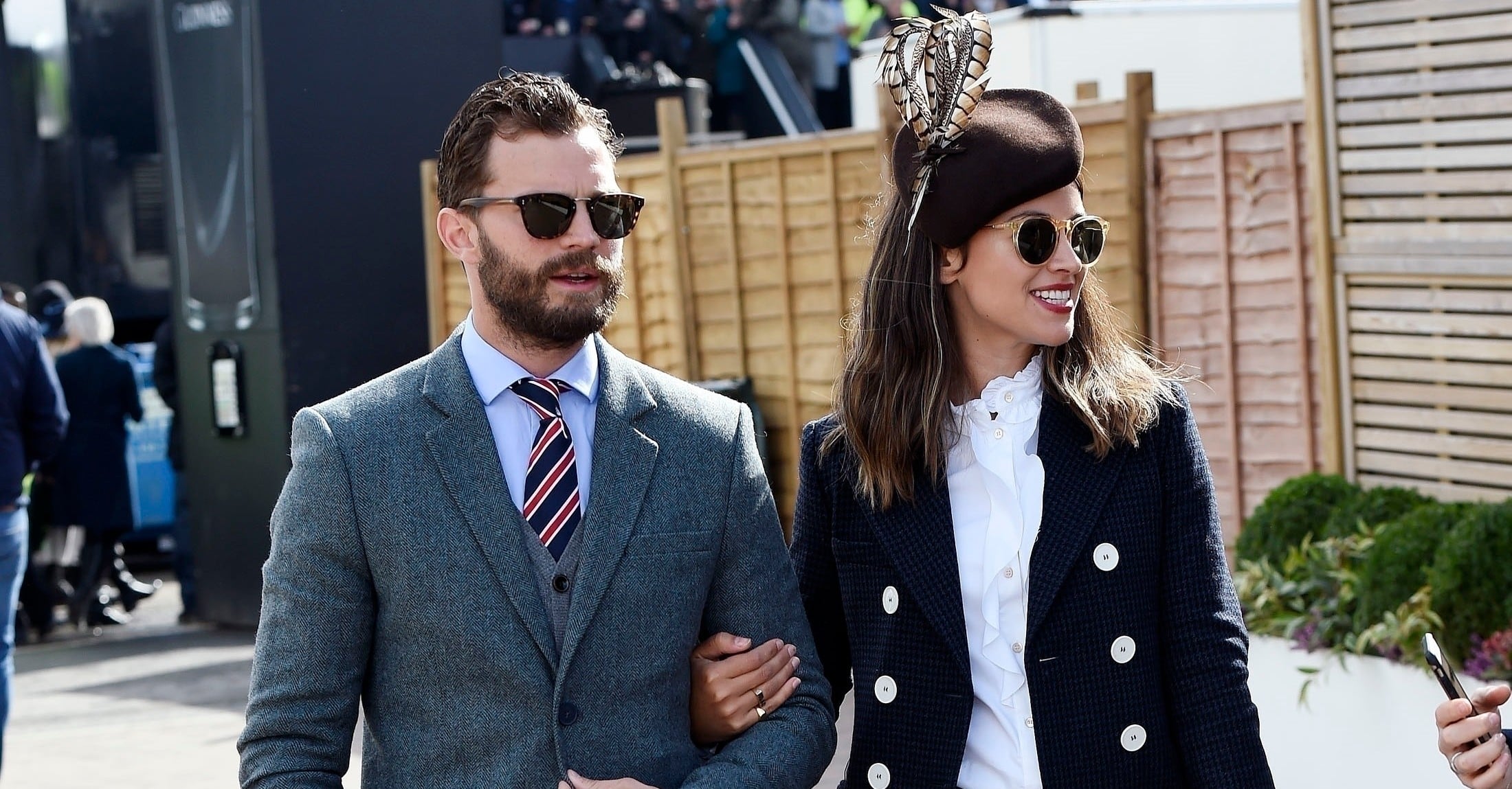 Jamie Dornan and His Wife at the Cheltenham Festival 2018 | POPSUGAR ...