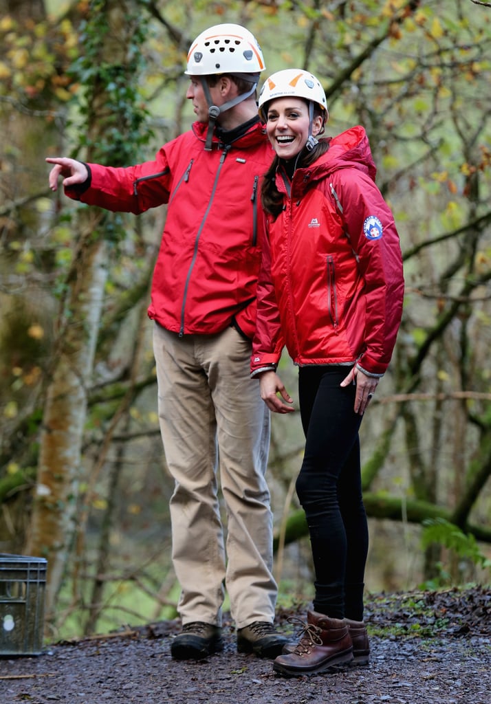 Kate Middleton and Prince William Rock Climbing in UK 2015 | POPSUGAR ...