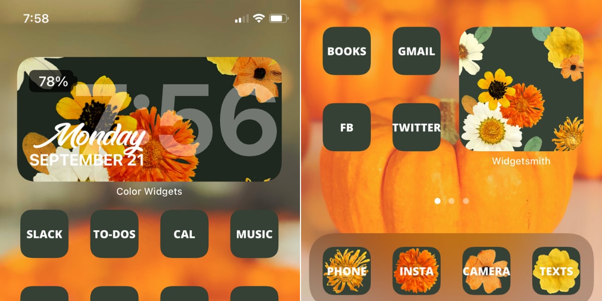 iphone background widget ideas
