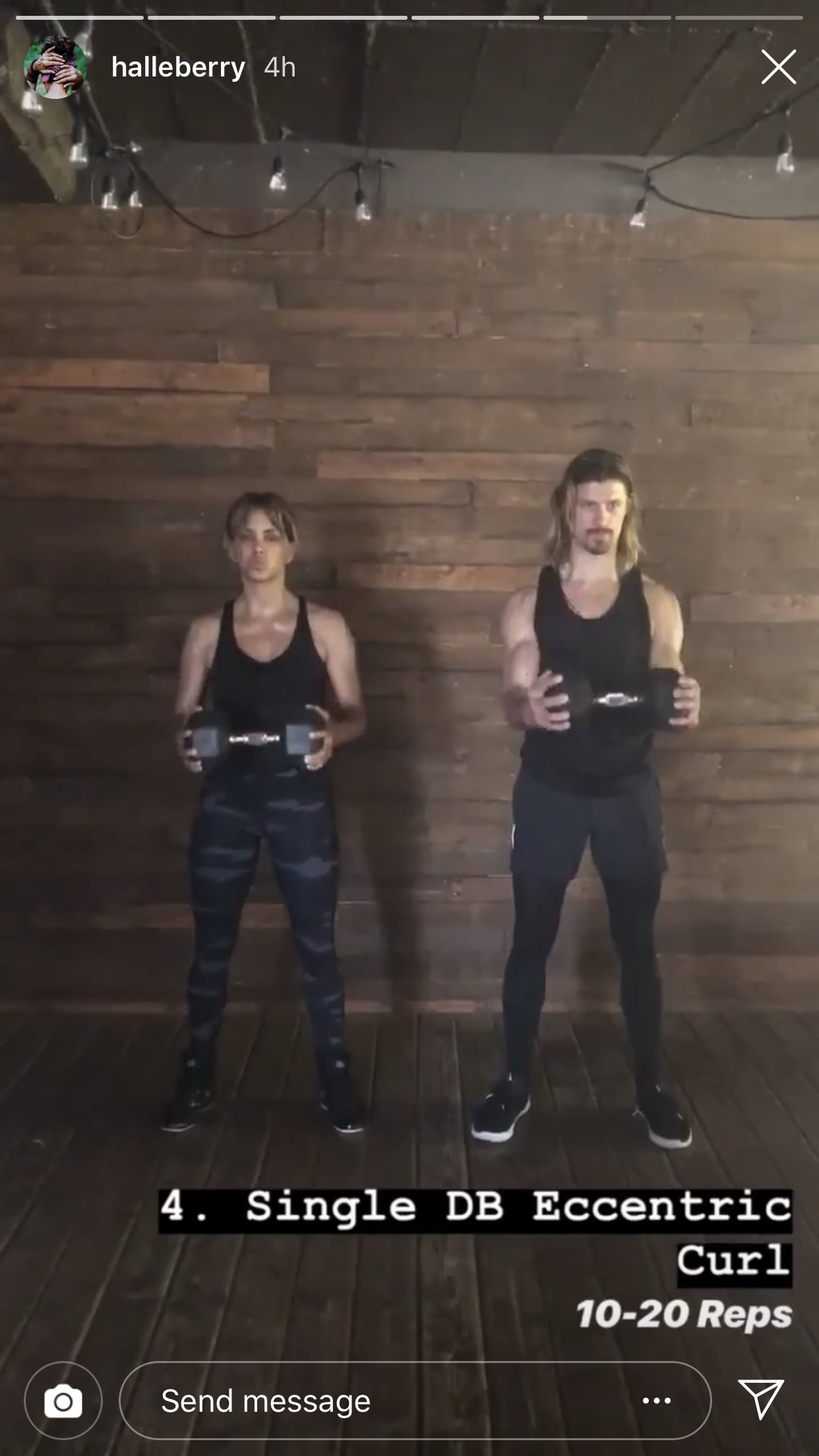 Halle Berry's 5 Exercises For Toned Arms | PS Fitness