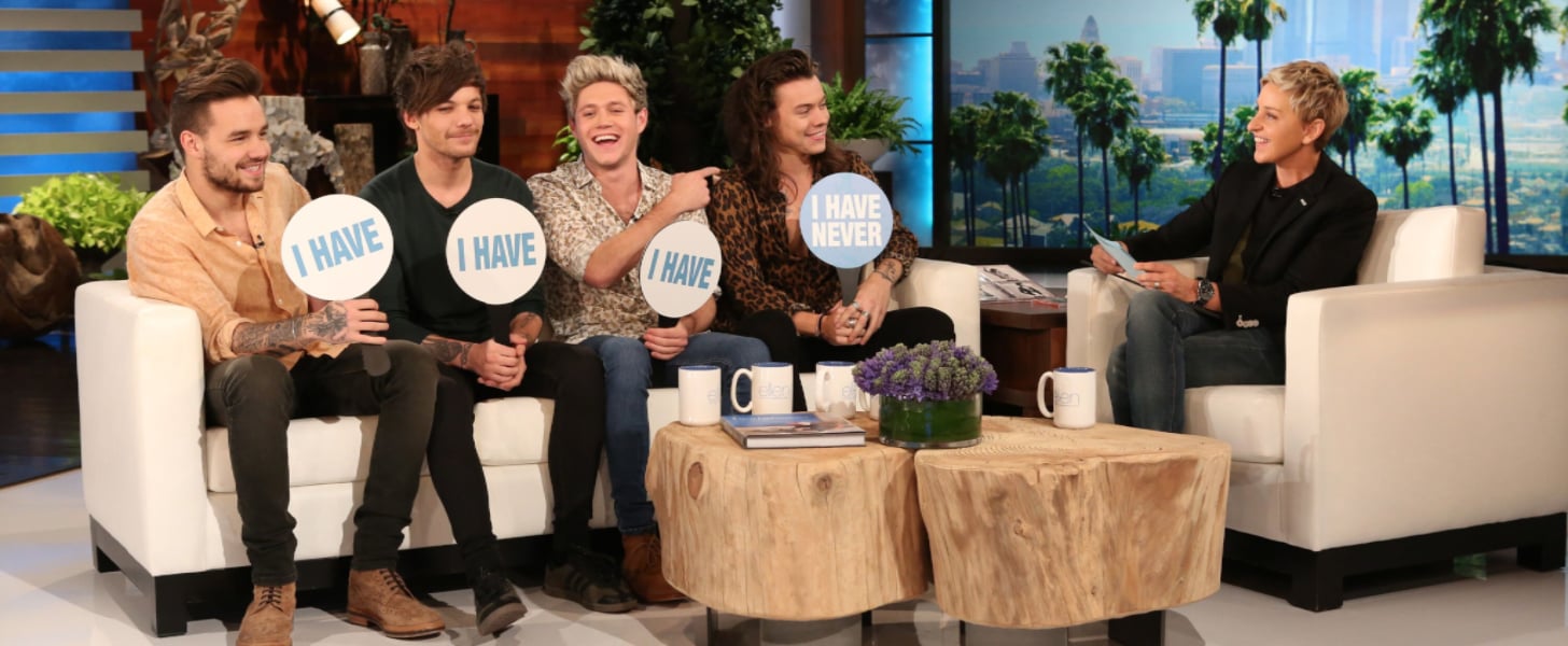 One Direction Plays Never Have I Ever on Ellen November 2015 | PS Celebrity