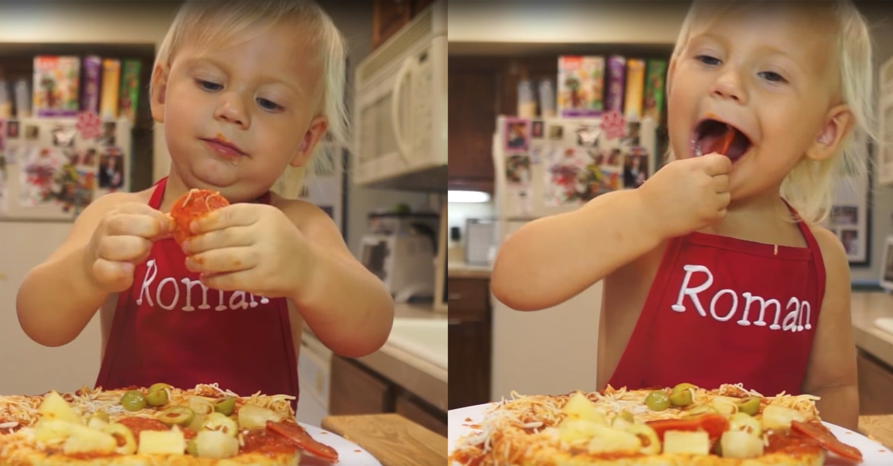 Roman's Cooking Corner Pizza Video on YouTube | PS Family