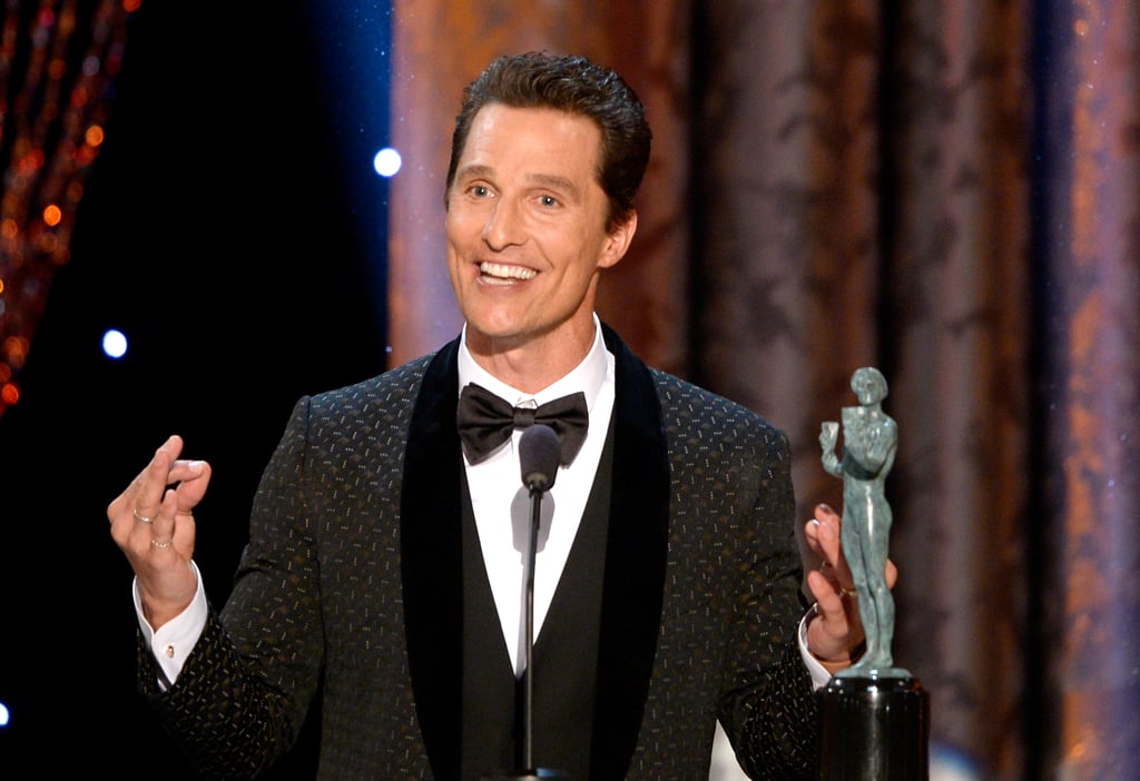 Matthew McConaughey at the SAG Awards 2014 | POPSUGAR Celebrity