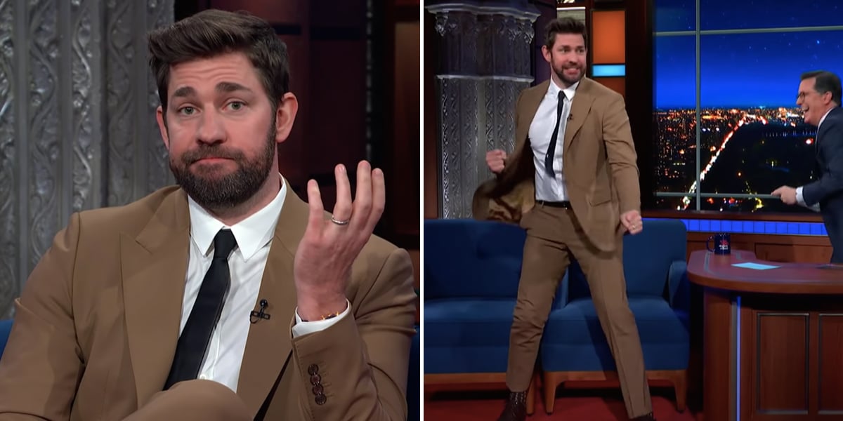 Watch John Krasinski Re-Create Jim Halpert's To-Camera Look | PS ...