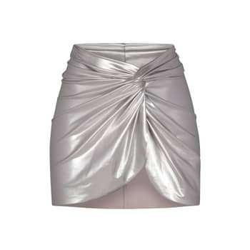 See Kim Kardashian Model the Skims Metallic Swim Collection | PS Fashion